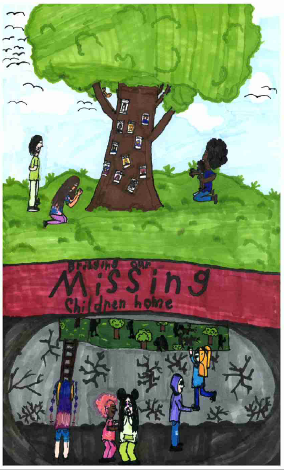 Winning poster for Kentucky - 2024 National Missing Children's Day ...