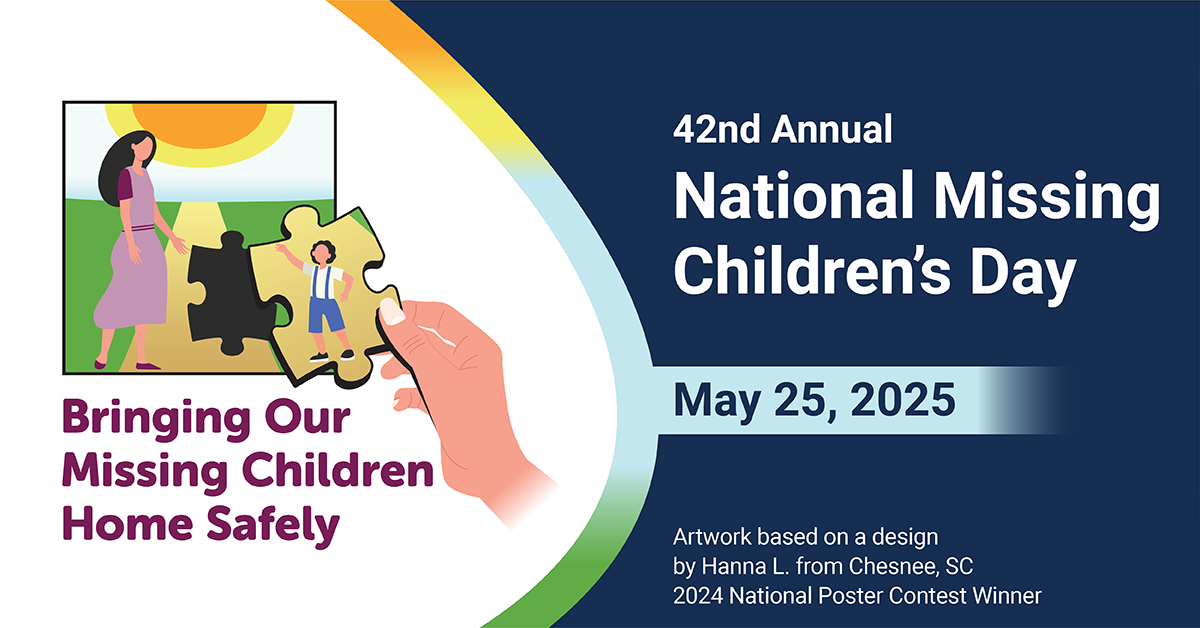 OJJDP Observes National Missing Children's Day | Office of Juvenile ...