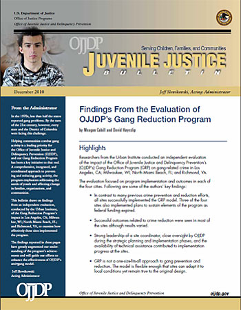 OJJDP News @ a Glance - January/February 2011
